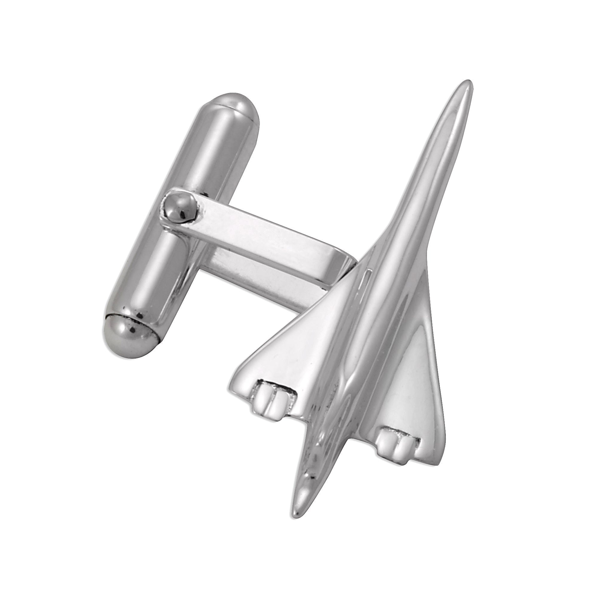 Sterling Silver Concorde Cufflinks | Sayers London