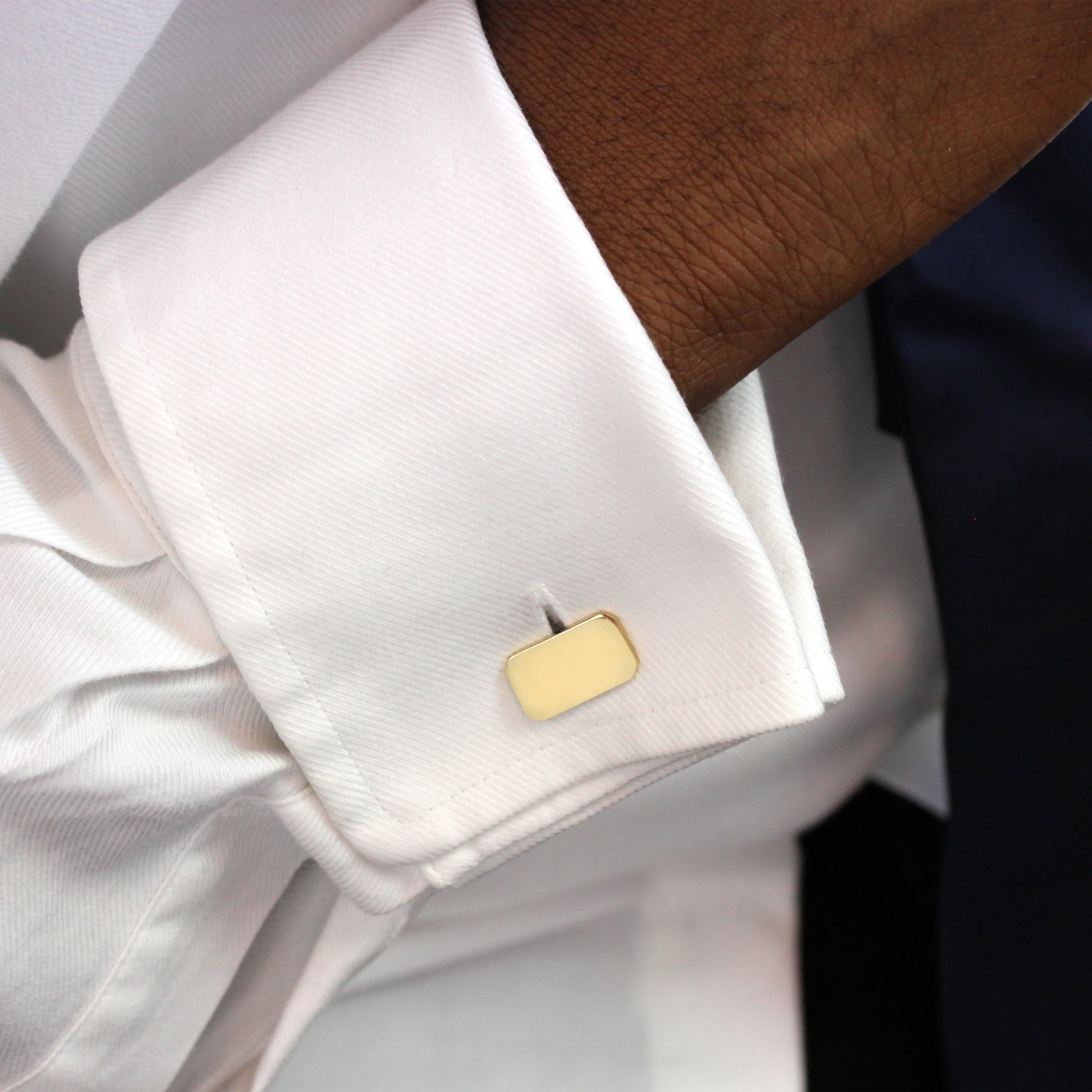 9ct Gold Classic Swivel Back Cufflinks | Sayers London
