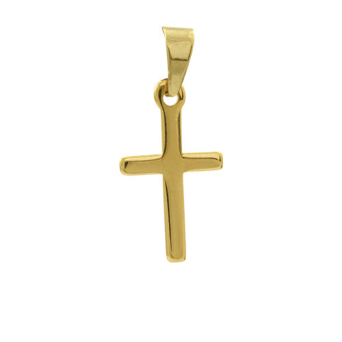 9ct Gold Classic Cross Pendant | Sayers London